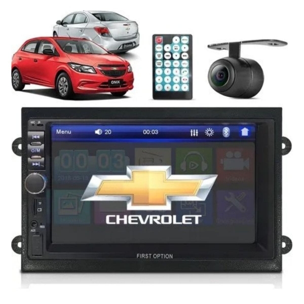 Central Multimídia Onix Joy Câmera Ré Bluetooth Espelhamento - PRUDEN AUTO PARTS